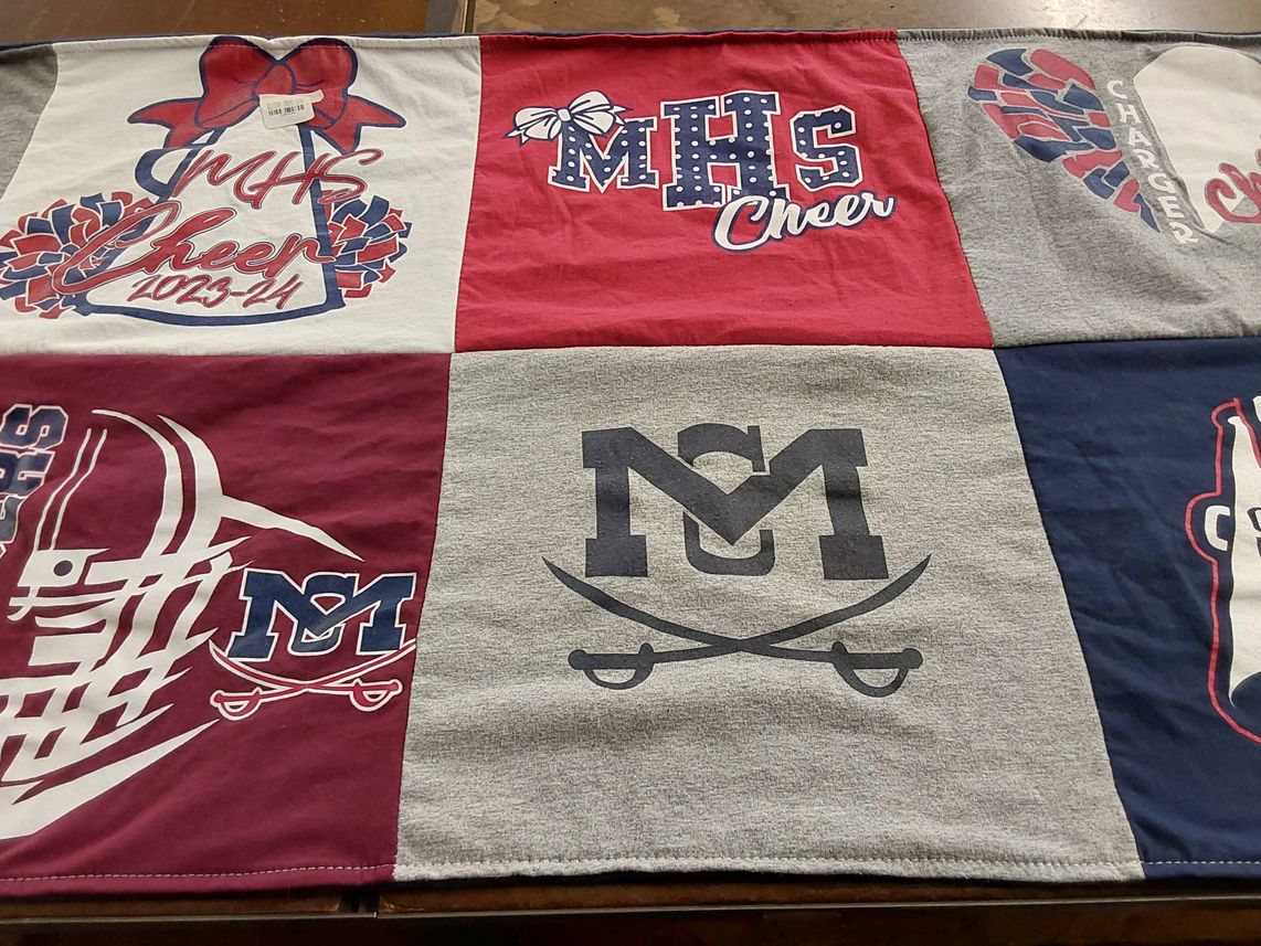 Project Repat - Mhs High School T-shirt Quilt